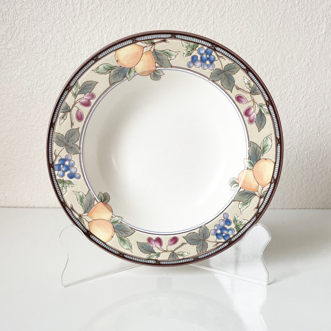 Single Mikasa Intaglio Garden Harvest Soup Bowl, Mikasa Salad Bowl, Vintage Dishes Stoneware ...
