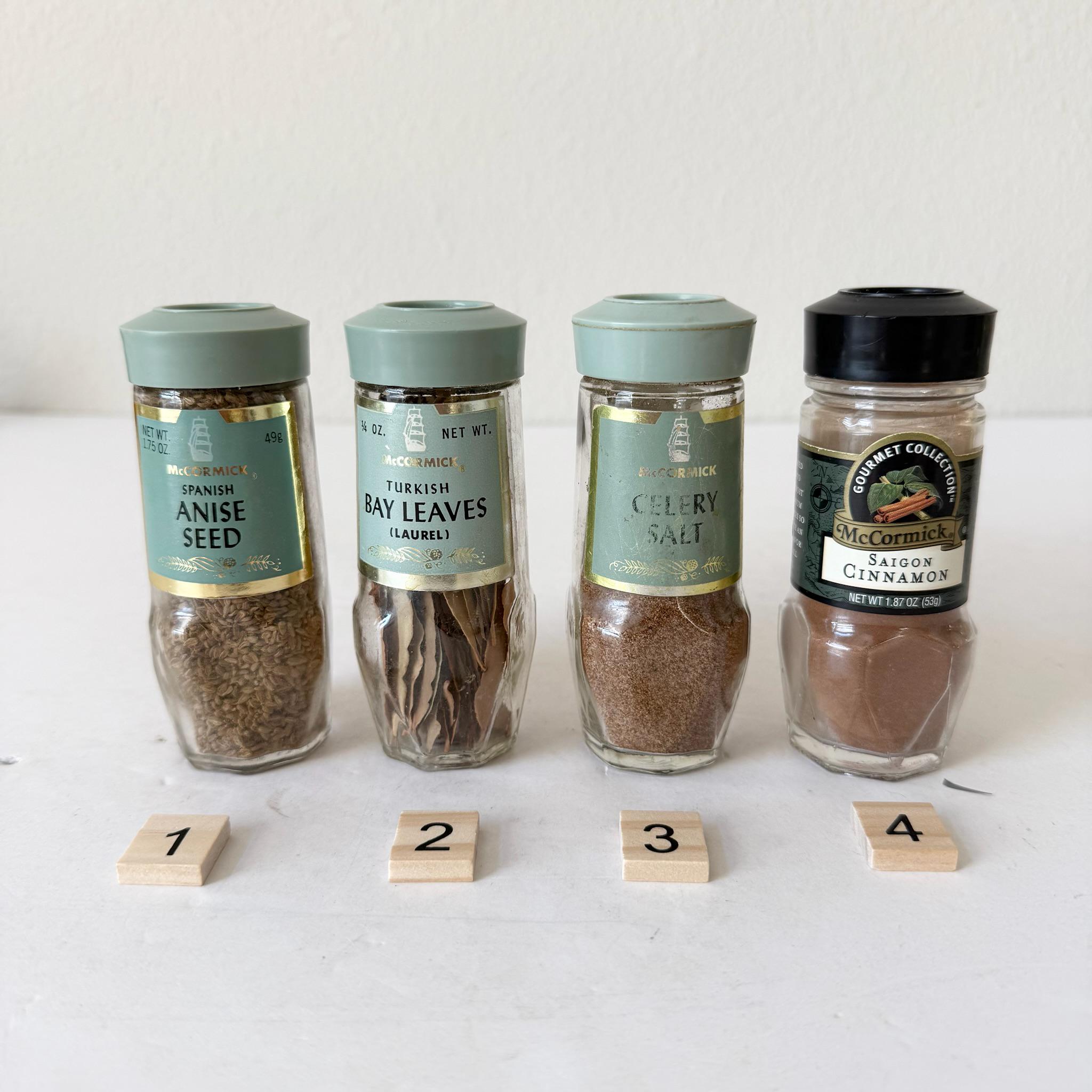 Your Choice - Vintage Mccormick Spice Jars, Mccormick Empty Spice Jars ...
