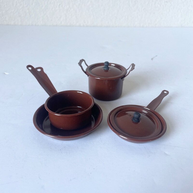 Miniature Doll Pots and Pans - Etsy