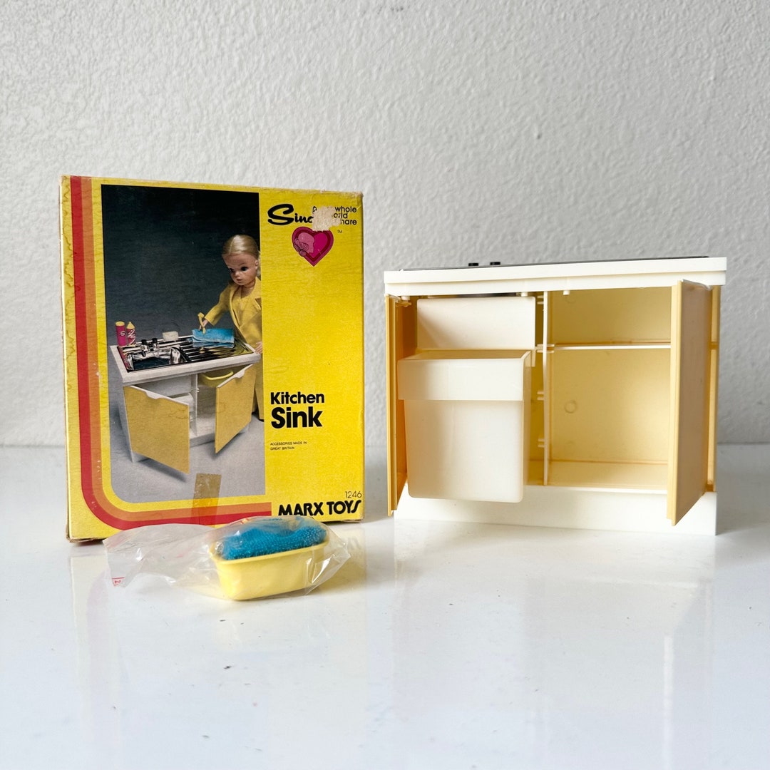 80s Vintage Sindy Doll Kitchen Sink in Box Sindy Toys and Accessories ...