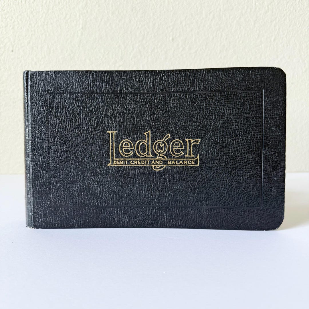 Vintage National Brand 4 Ring Binder Ledger 1 3/4 in - Size 5 X 8 1/2 ...