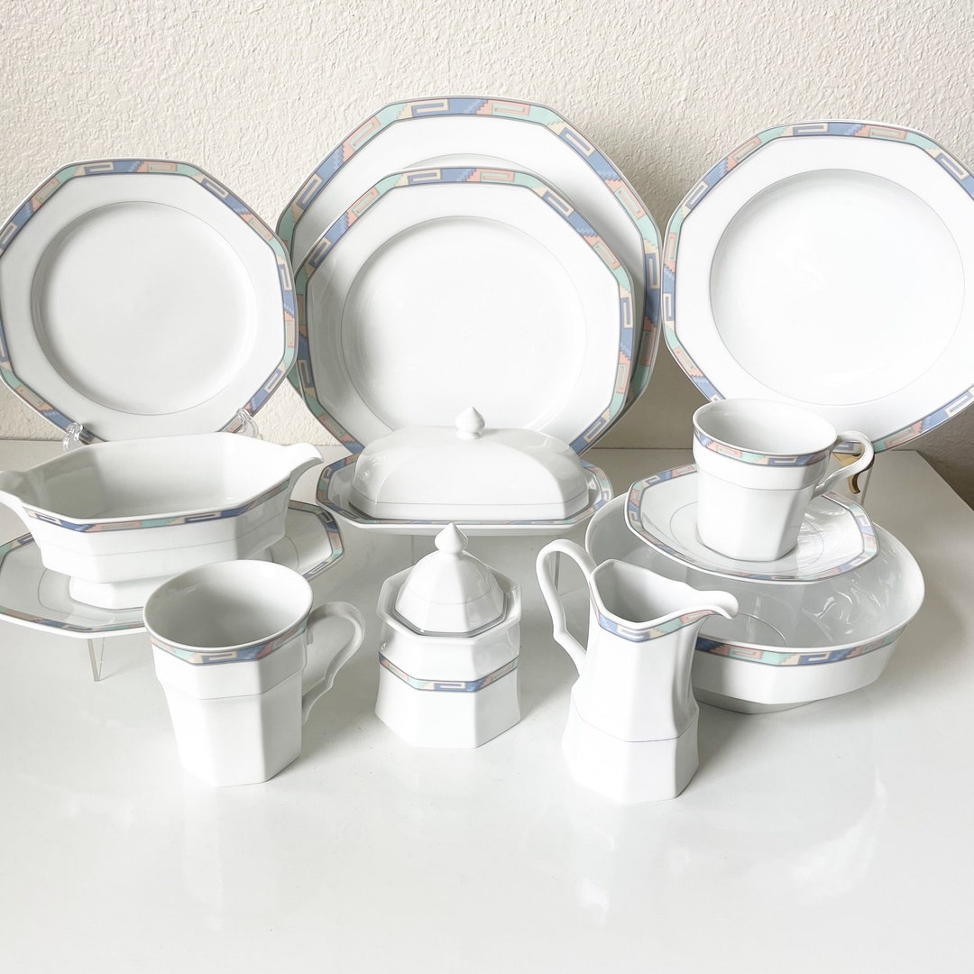 Vintage Christopher Stuart SOUTHWEST Fine China, Vintage Dish Set ...