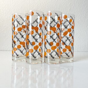 MCM Highball Cocktail Glasses by Tastesetter Vintage Retro Screwdriver ...