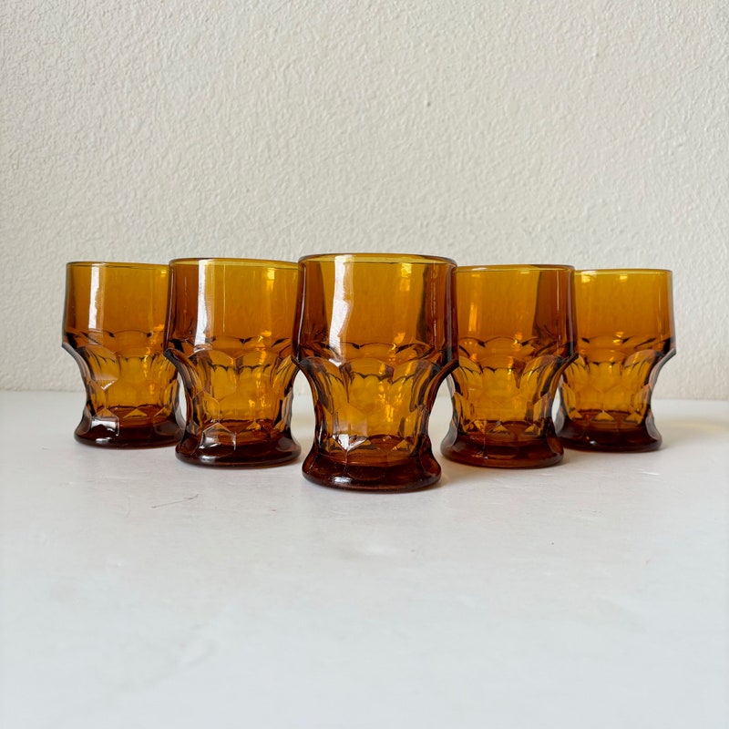 Amber Glassware - Etsy
