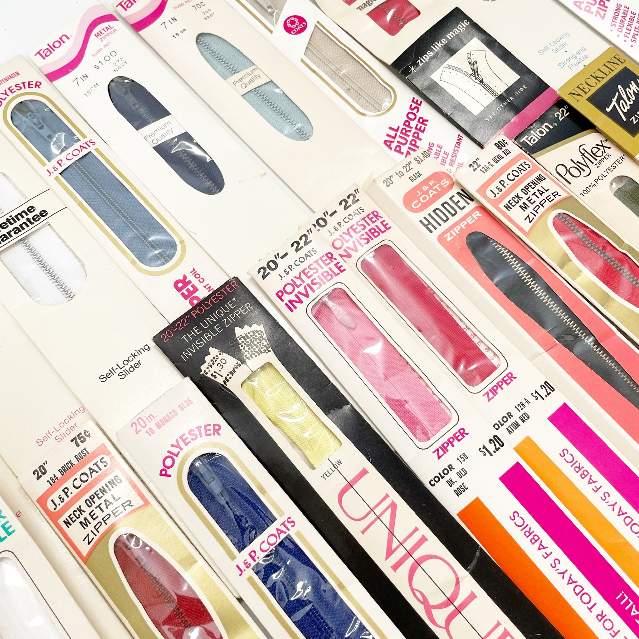 Vintage Sewing Zippers 7