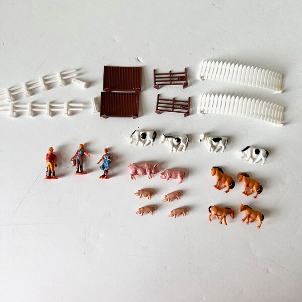 Dollhouse Miniature Farm Fence - Etsy