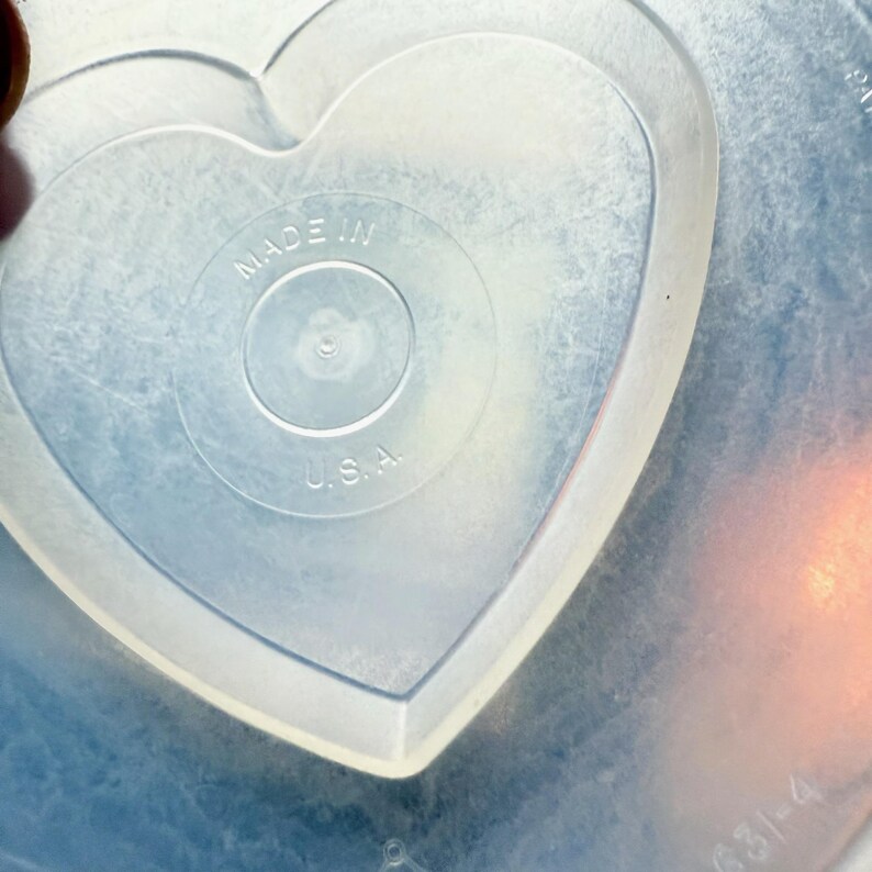 Tupperware Heart Shaped Jello Mold Insert #631 Size 4" - Vintage ...