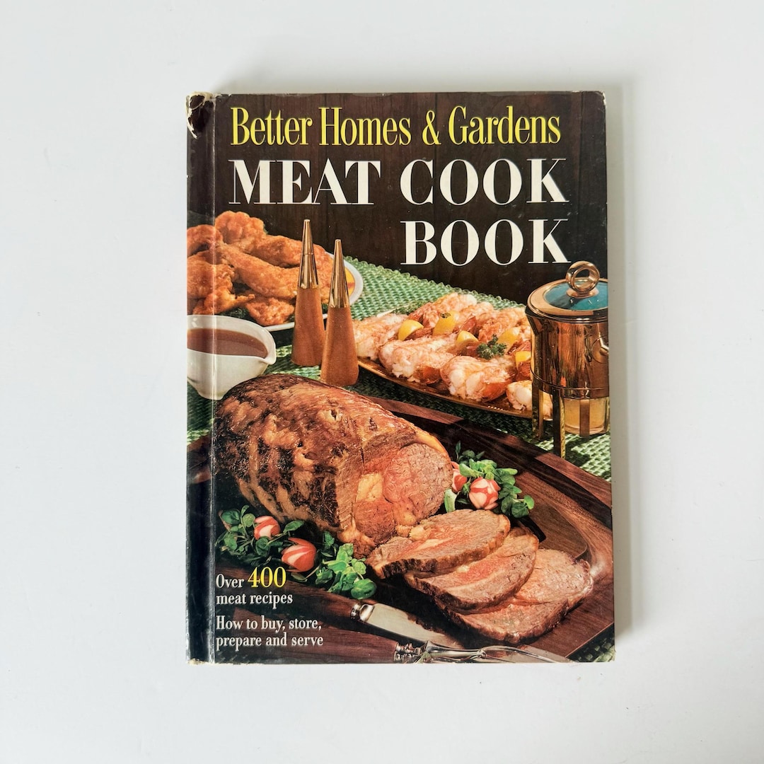 1960 Vintage Better Homes and Gardens Meat Cook Book, Mid Century ...