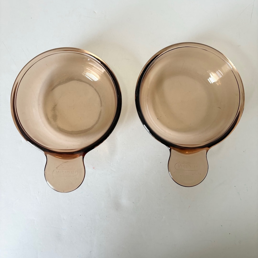 Set of 2 GRAB IT 15 Oz Brown Bowls Corning Ware Visions, P-150-B Grab ...