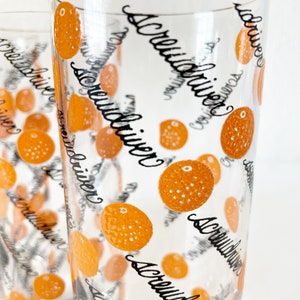 MCM Highball Cocktail Glasses by Tastesetter Vintage Retro Screwdriver ...
