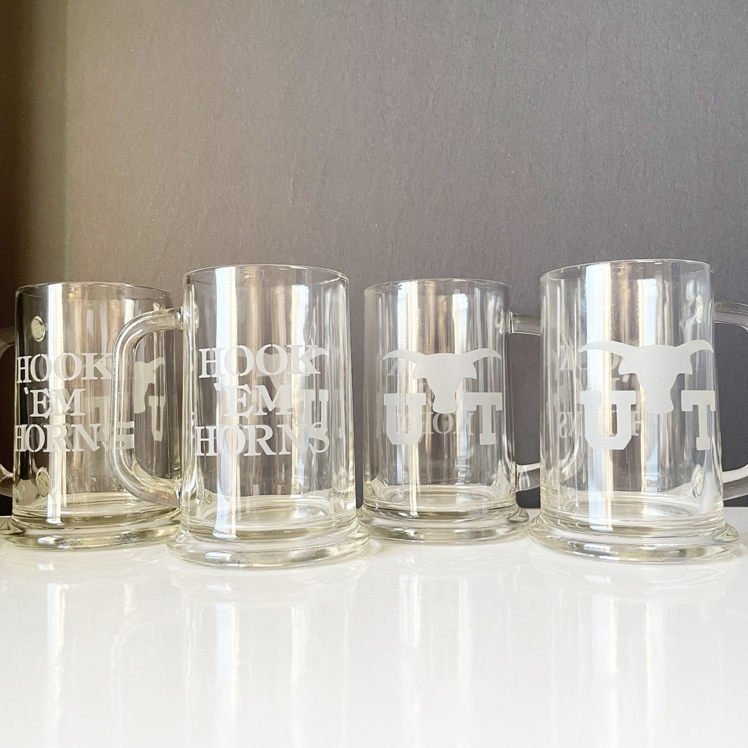 4 University of Texas Longhorn Beer Steins Set Vintage 70s - Etsy