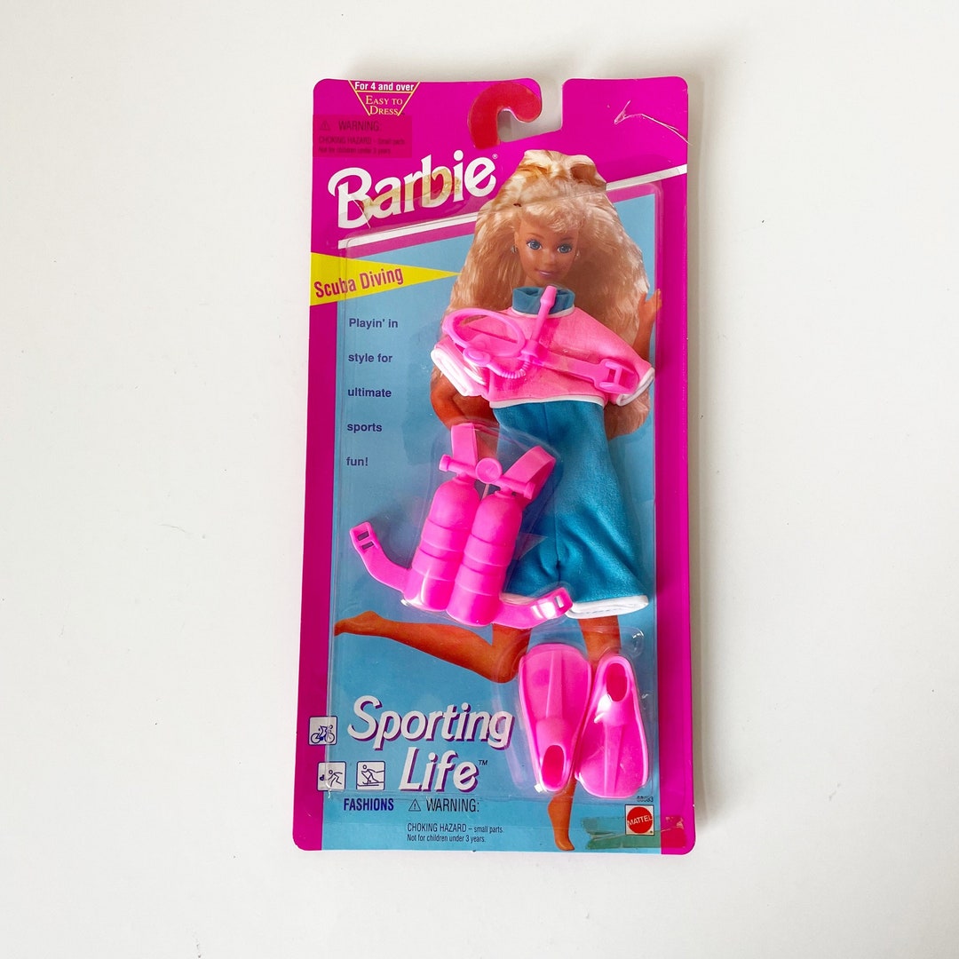 NEW Vintage 90s Barbie Scuba Diving Set Sealed 90s Pink - Etsy