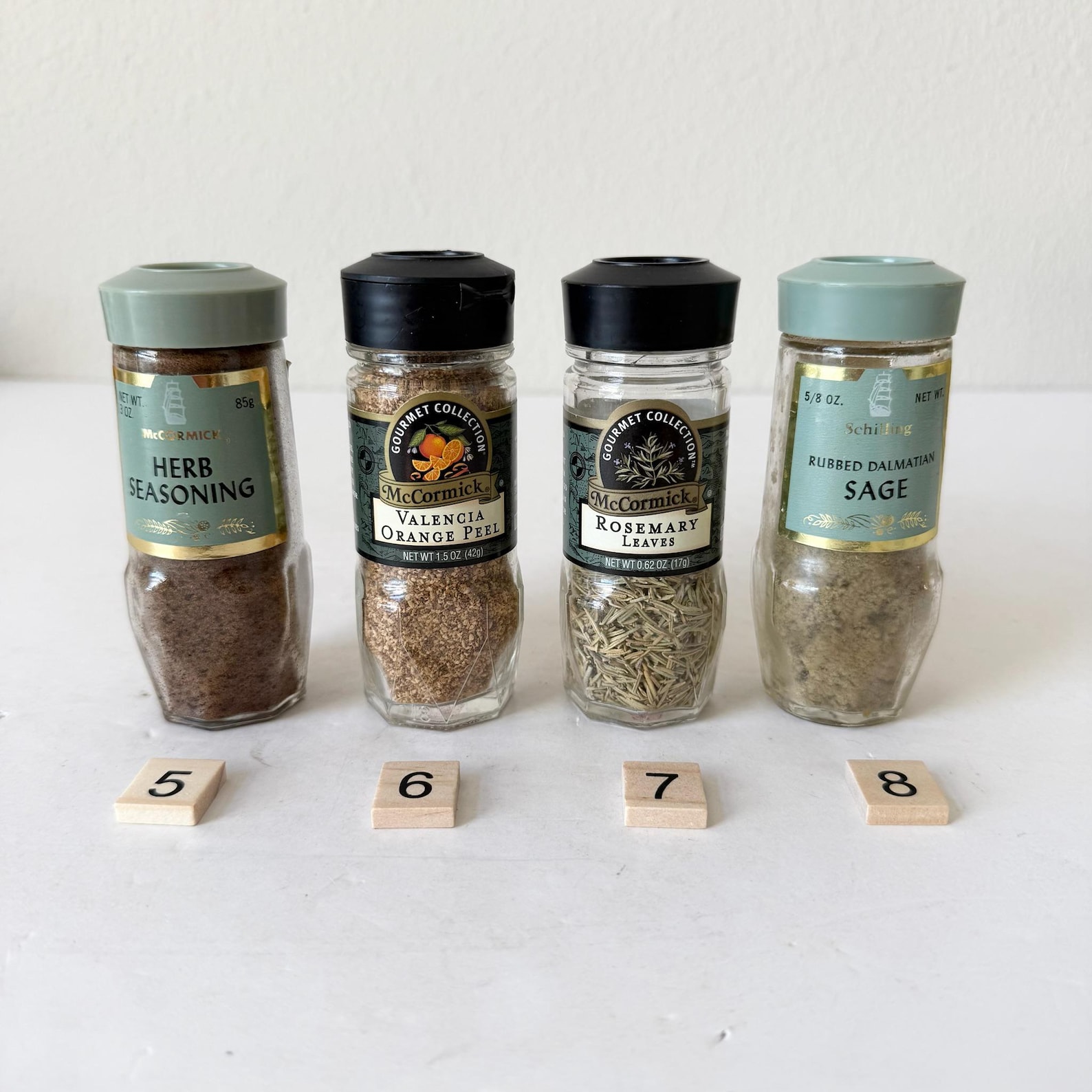 Your Choice - Vintage Mccormick Spice Jars, Mccormick Empty Spice Jars ...