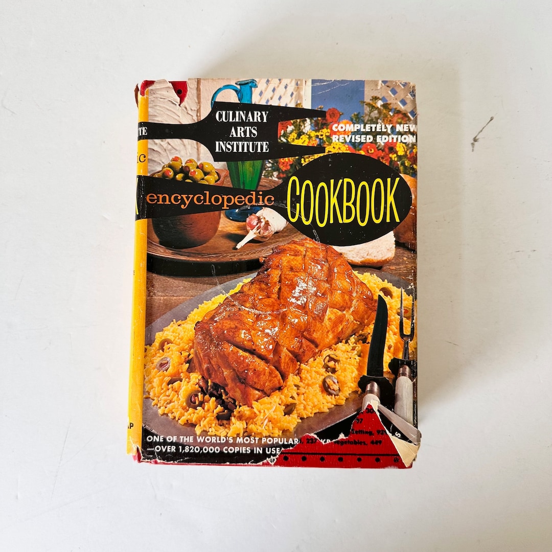 1976 Culinary Arts Institute Encyclopedic Cookbook, Mid Century Modern ...