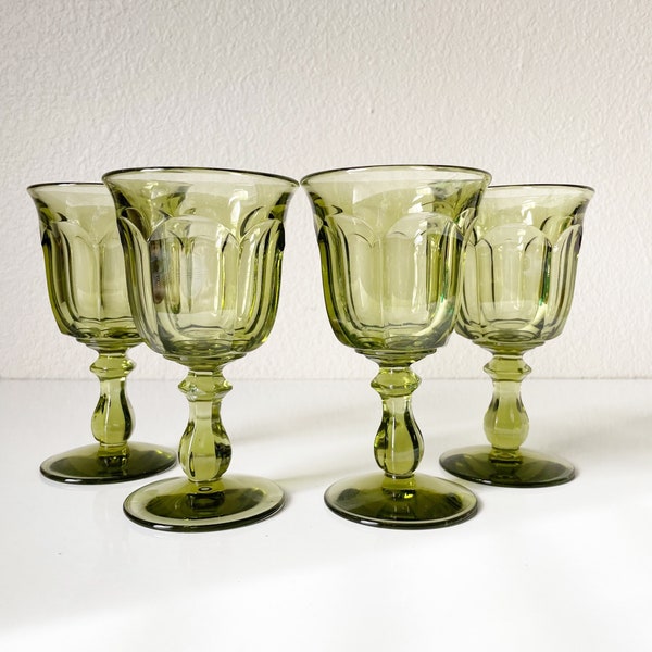 Green Stemware - Etsy