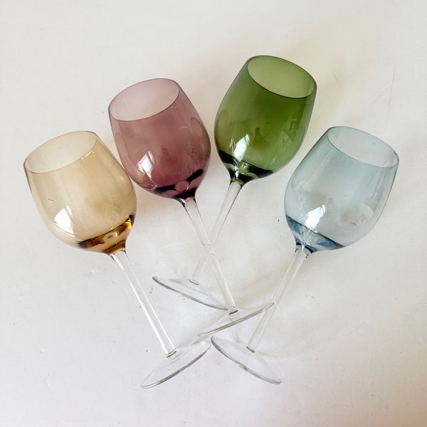 Colored Stemware - Etsy