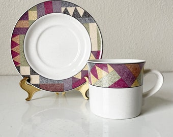 Sold Ind Studio Nova PALM DESERT Salad Plate, Vintage Mikasa Dish Set, 1990s Southwestern ...