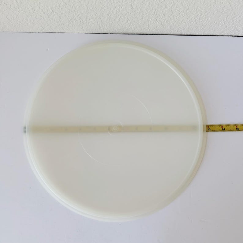 Vintage Tupperware Replacement Lid #224 - Large Sheer Round 12" Seal - Etsy