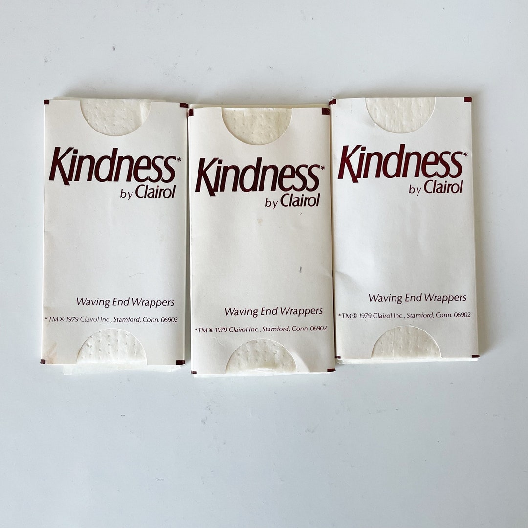 Vintage 70s Clairol Kindness Waving End Papers Advertising Paper ...
