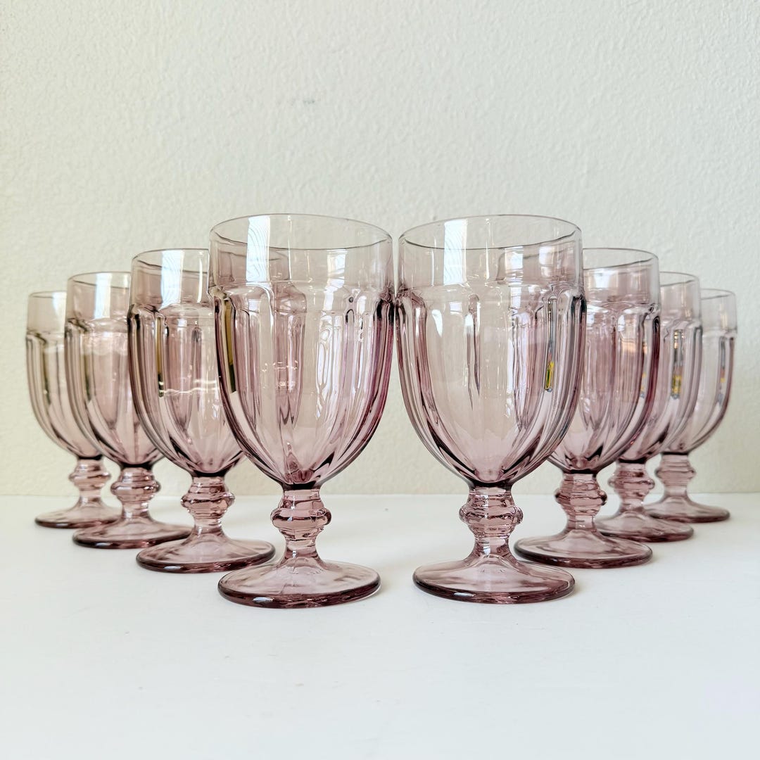 Libbey Duratuff Gilbraltar Pink Iced Tea Glasses 14 Oz Set of 8 ...