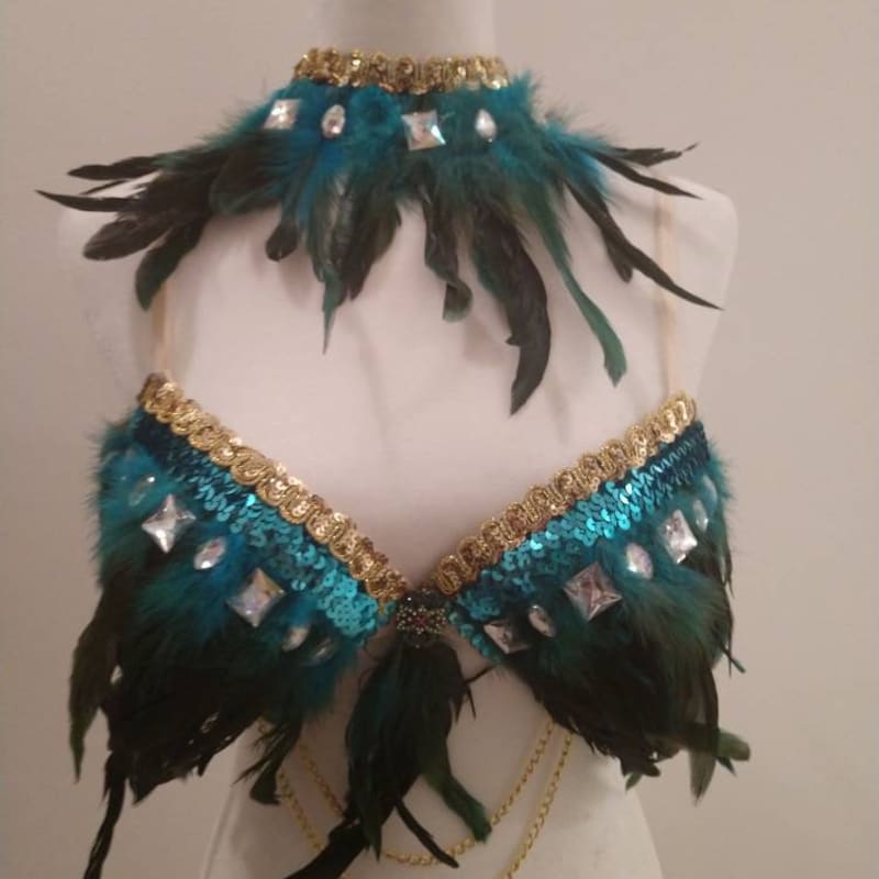 Feather Bra - Etsy