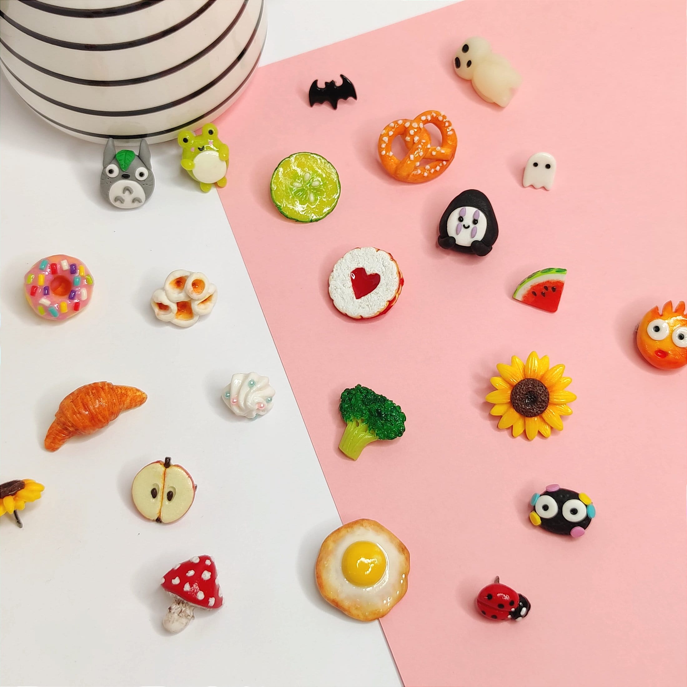 Watermelon Pin: Handmade Miniature Food Brooch - Etsy