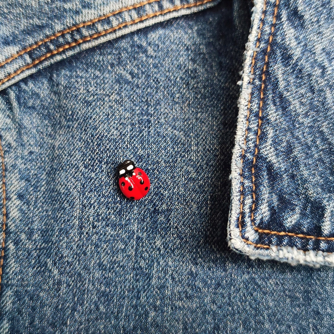 Ladybug Pin/ladybug Brooch/ladybird Pin/ladybug Jewelry/insect Badge ...