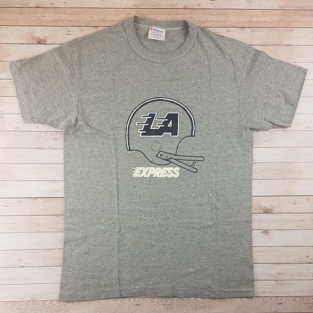 Vintage 1980s Los Angeles Express USFL Football Hanes Gray - Etsy