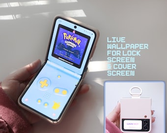Retro Game Console Live Gameboy Wallpaper for Samsung Z Flip Phones ...