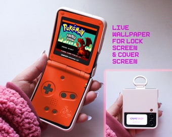 Retro Game Console Live Gameboy Wallpaper for Samsung Z Flip Phones ...
