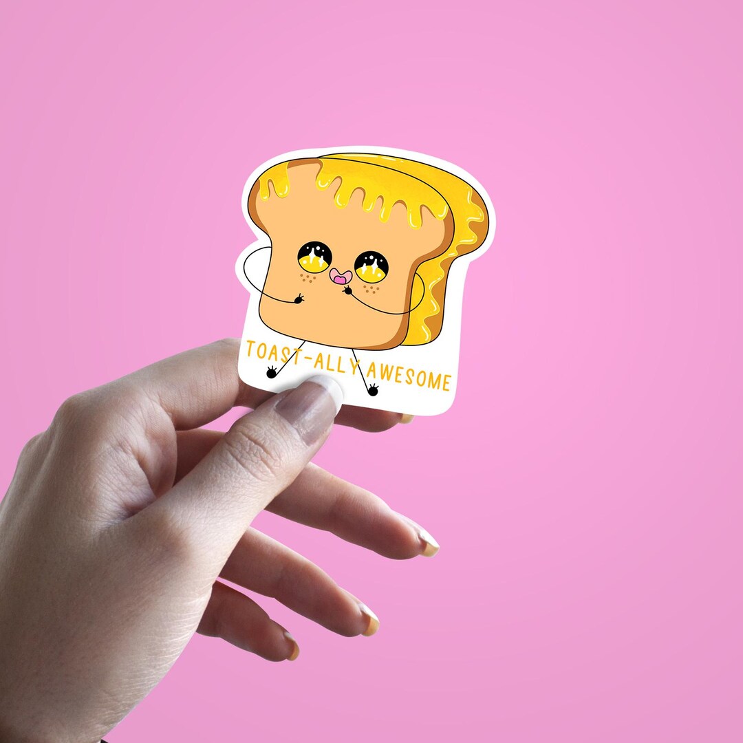 Taco Pun Glossy Sticker, Waterproof, Funny Stickers, Water Bottle ...
