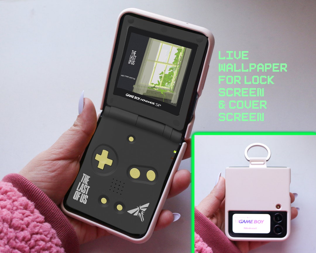 Retro Game Console Live Gameboy Wallpaper for Samsung Z Flip Phones ...