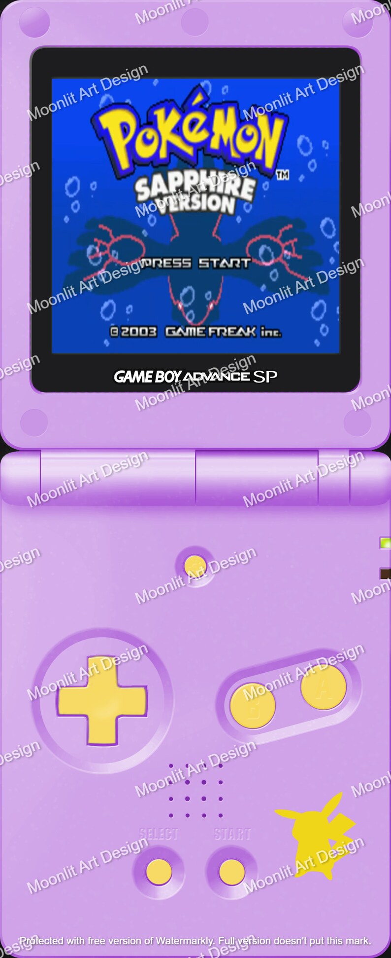 Retro Game Console Sapphire Version Live Wallpaper for Samsung Z Flip ...