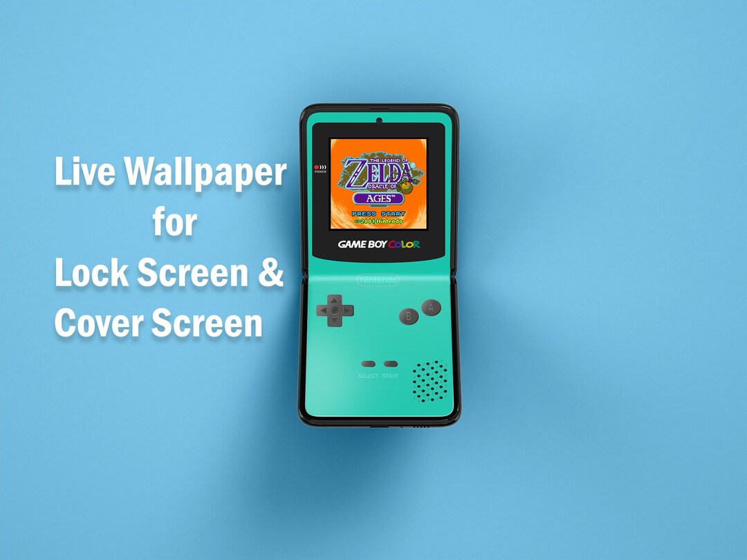 Retro Game Console Live Gameboy Wallpaper for Samsung Z Flip Phones ...