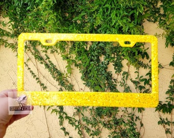 Yellow License Plate - Etsy