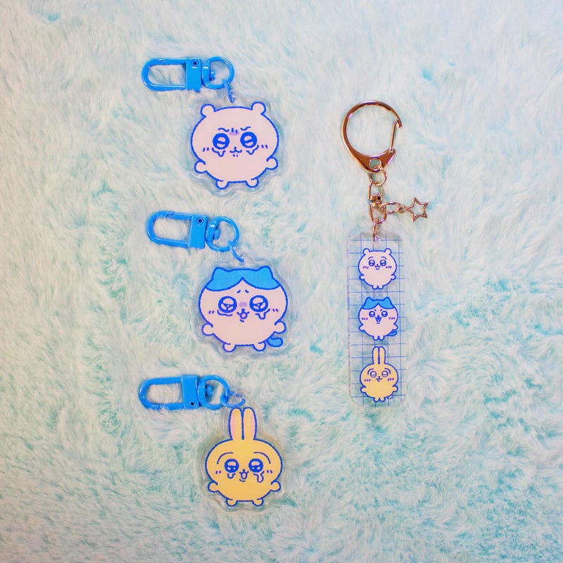 Chiikawa Keychain - Etsy