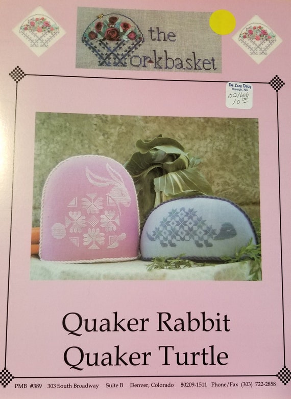Quaker Rabbit Quaker Turtle by the Workbasket and a Hedgehog - Etsy