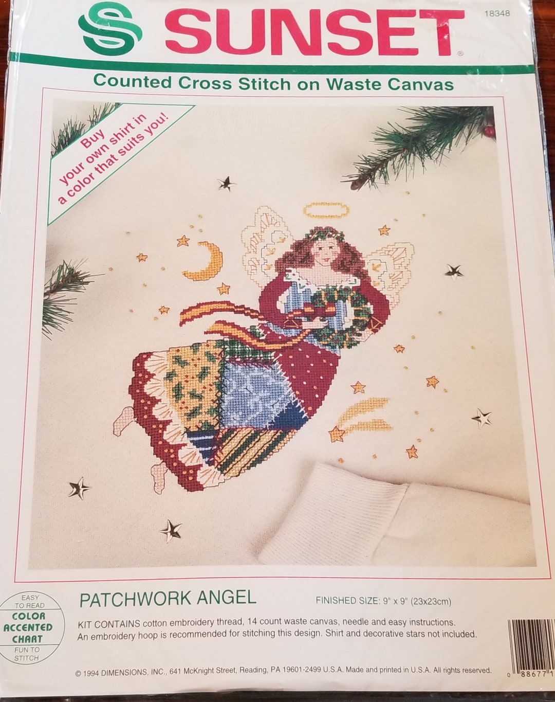Patchwork Angel, Sunset Dimensions Kit, C1994 VINTAGE - Etsy