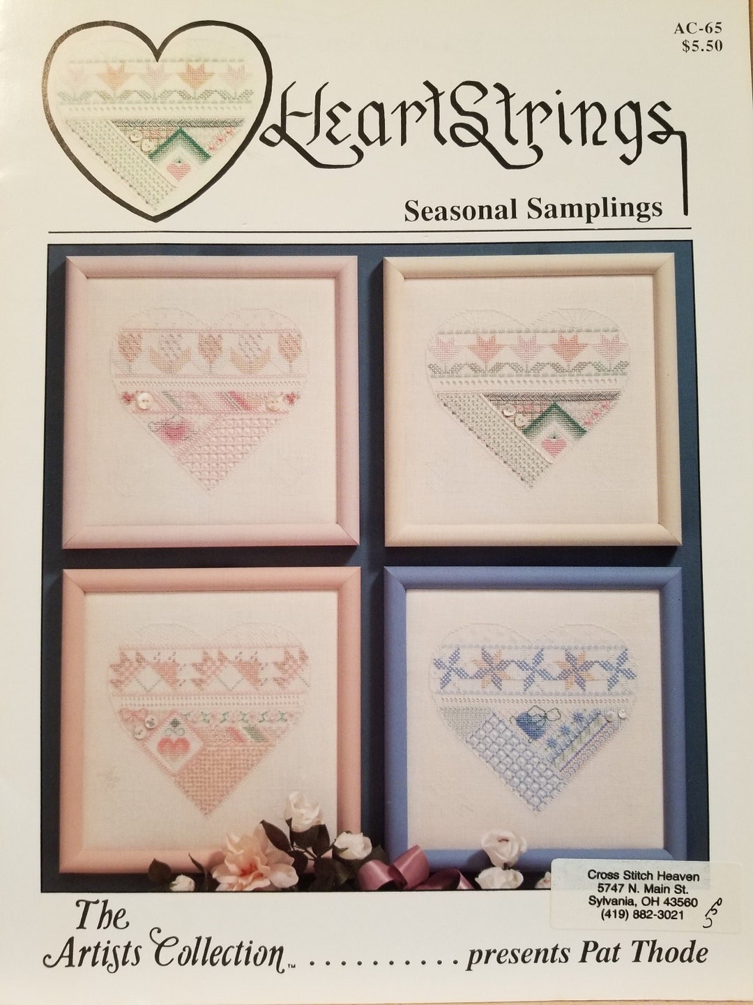 Heartstrings Seasonal Samplings, From the Artists Collection by Pat Thode, C1991 VINTAGE & OOP ...