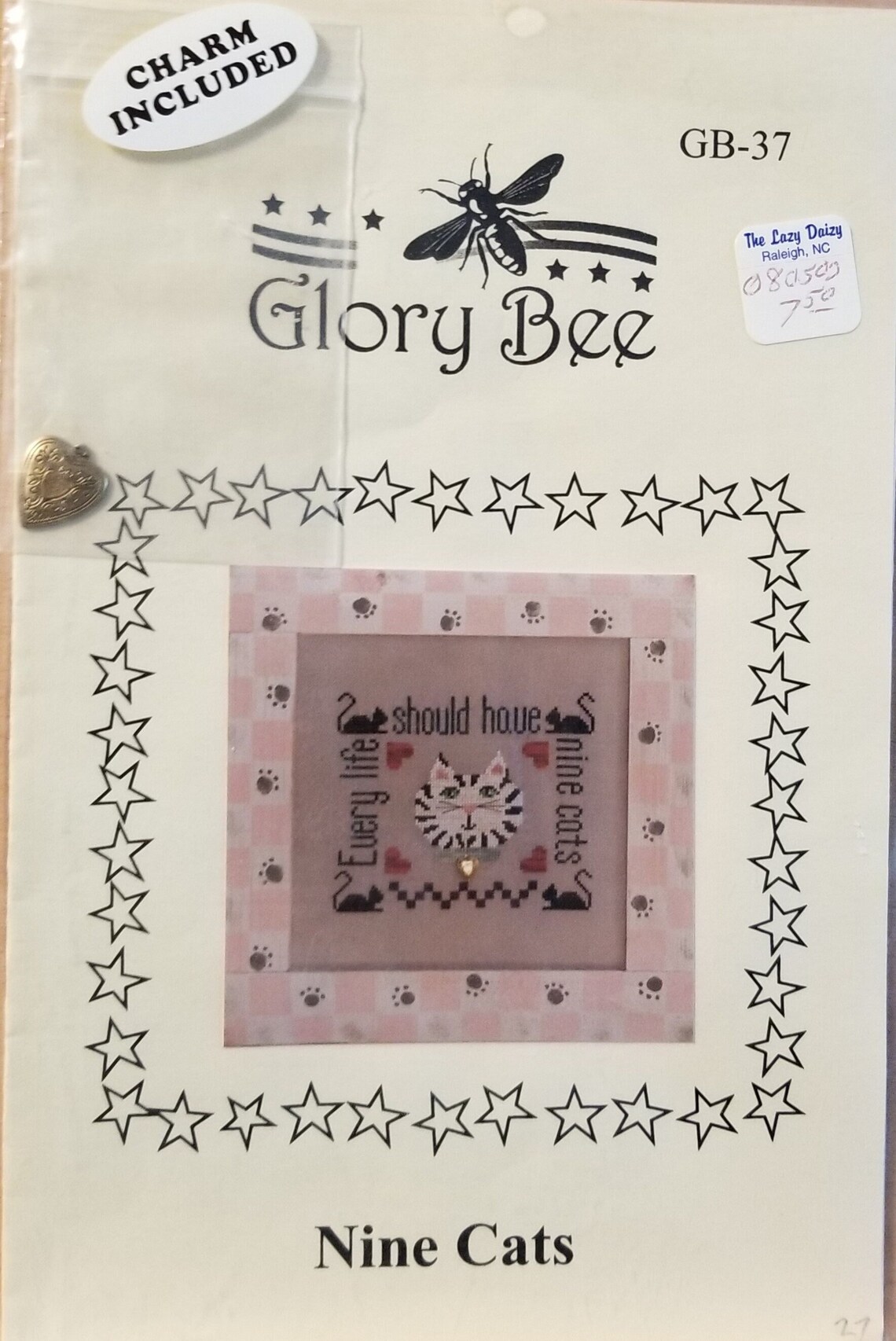 Nine Cats by Glory Bee C2002. Charm Included. - Etsy