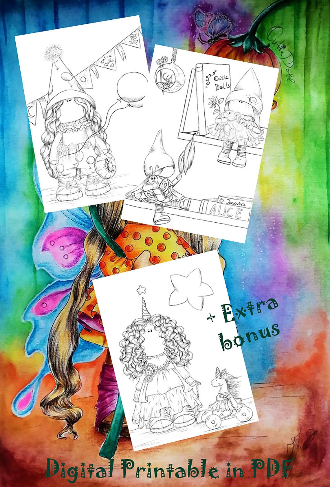 Coloring Book Children's Books Gifts Gifts for Kids - Etsy