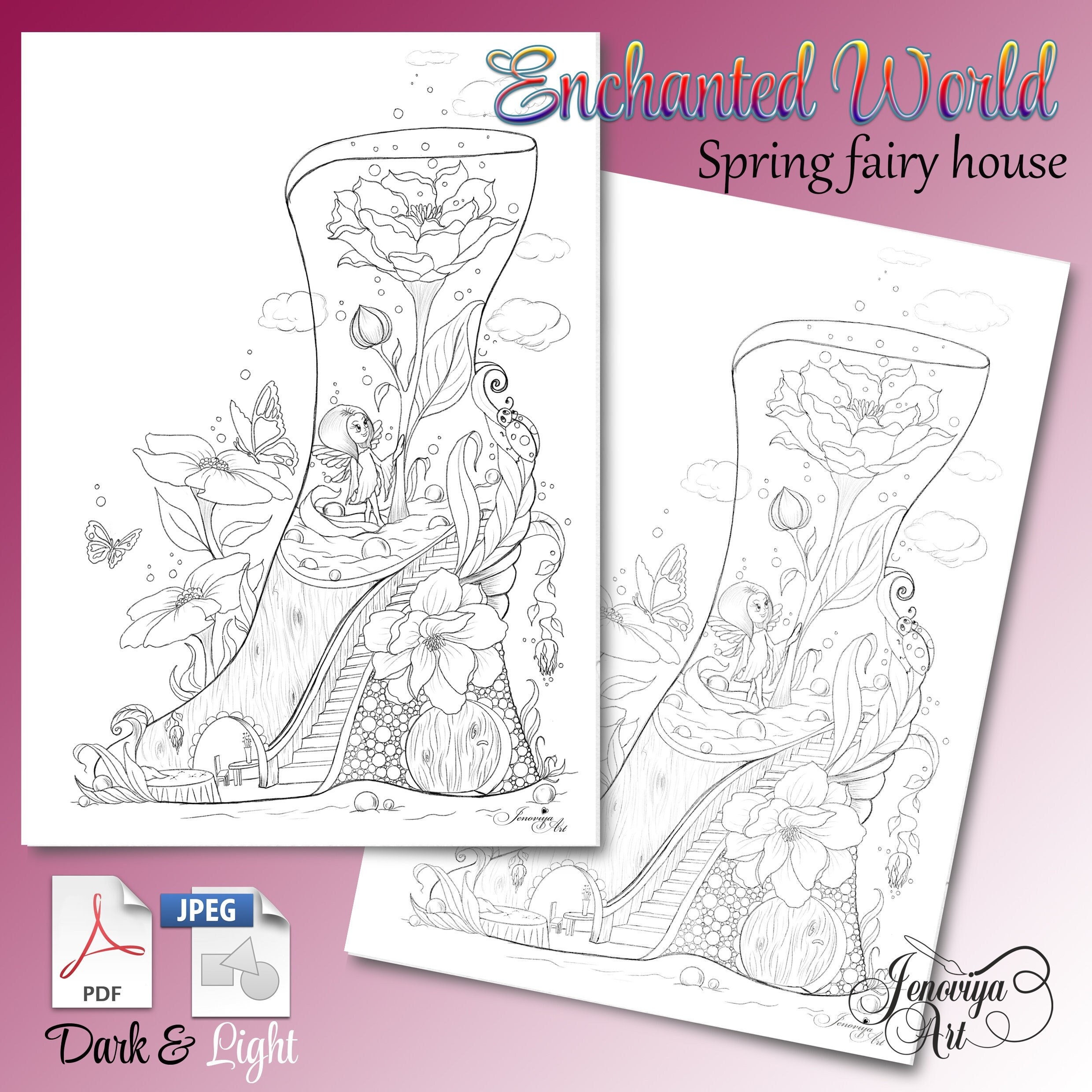 Spring Clothes Coloring Pages