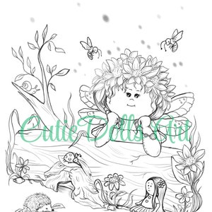 Fairy Coloring,flower Coloring, Adult Coloring Pages, Coloring Pages ...