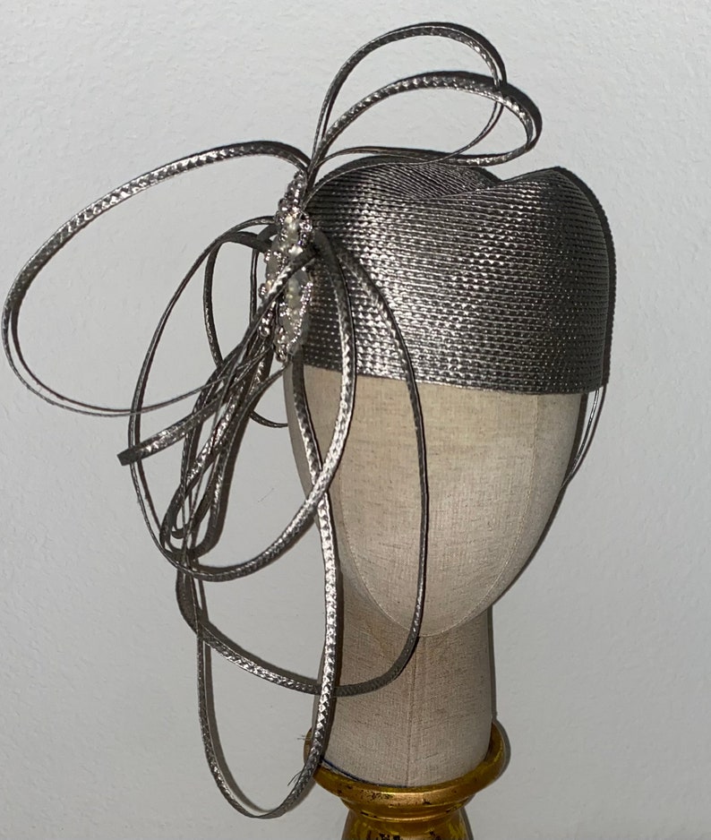 Vintage Style Handmade Silver Hat - Etsy