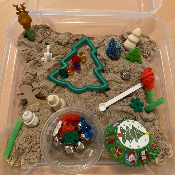 Kinetic Sand Sensory Bin - Etsy