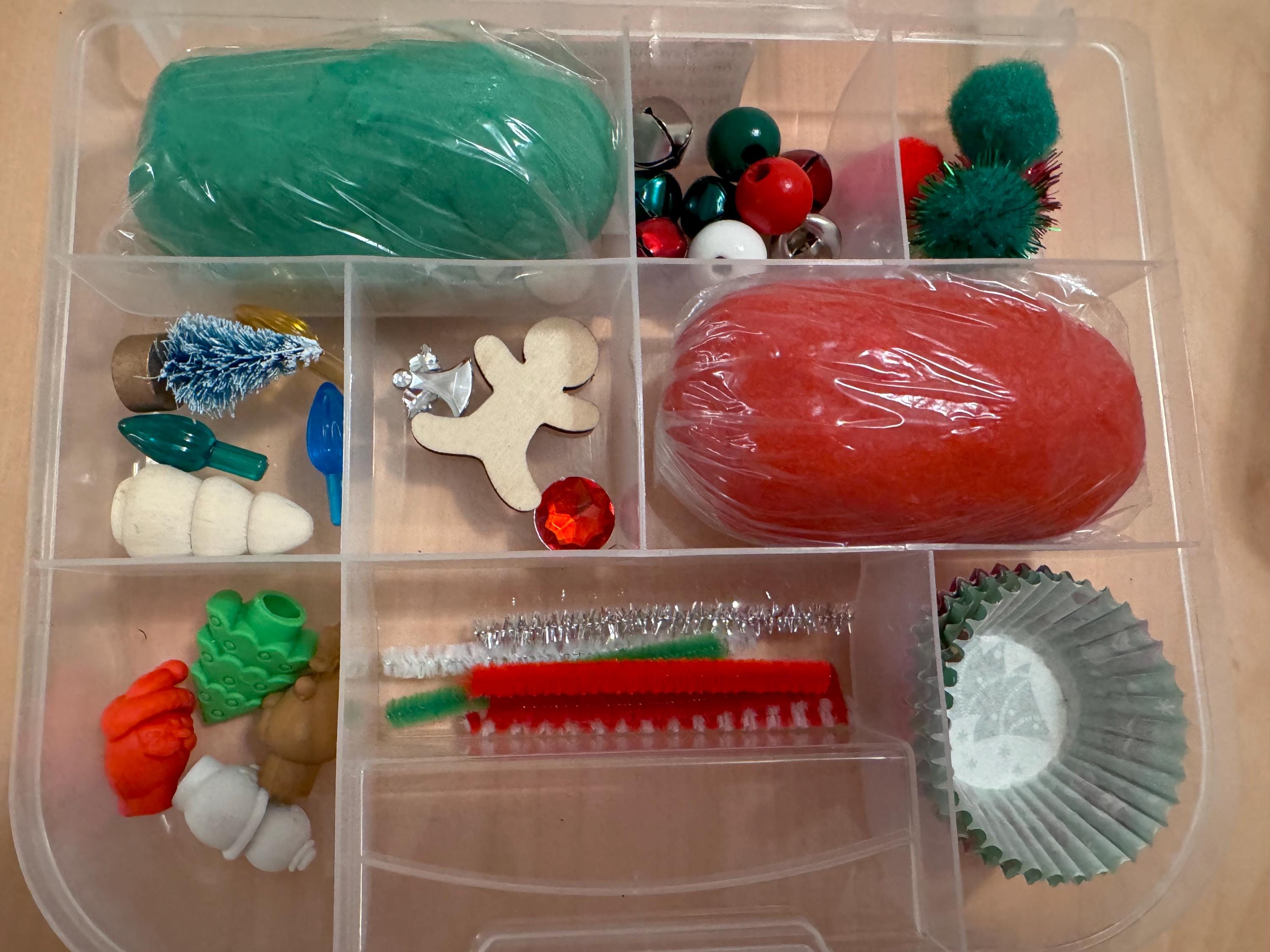 Christmas Playdough Kit - Etsy
