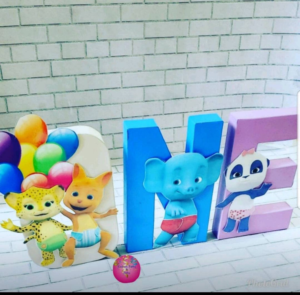 Word Party Birthday Supplies-word Party Letters-word Party - Etsy