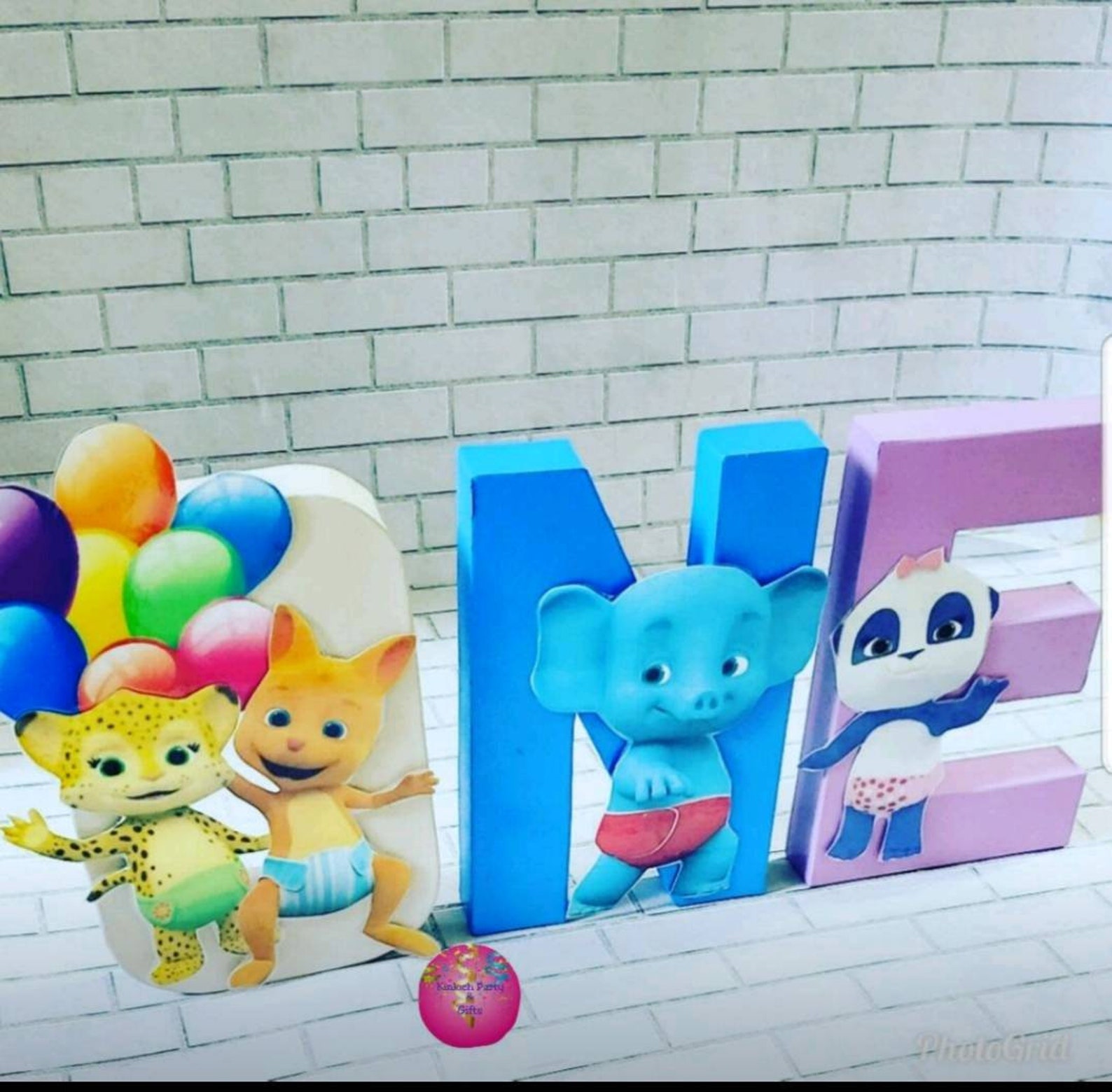 Word Party Birthday Supplies-word Party Letters-word Party - Etsy