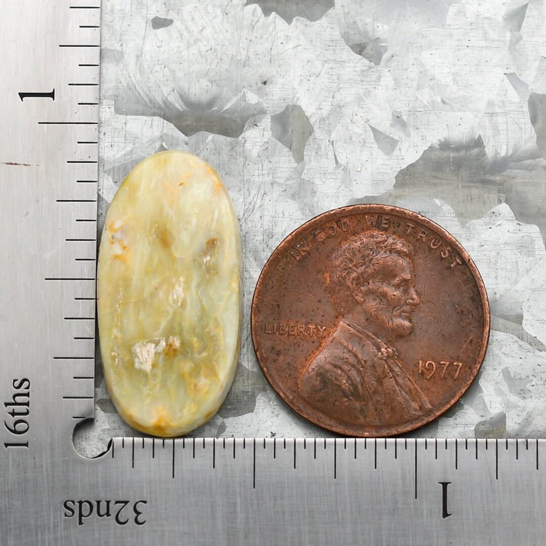 White Angel Variscite Cabochon, White New Mexico Variscite Made in USA ...