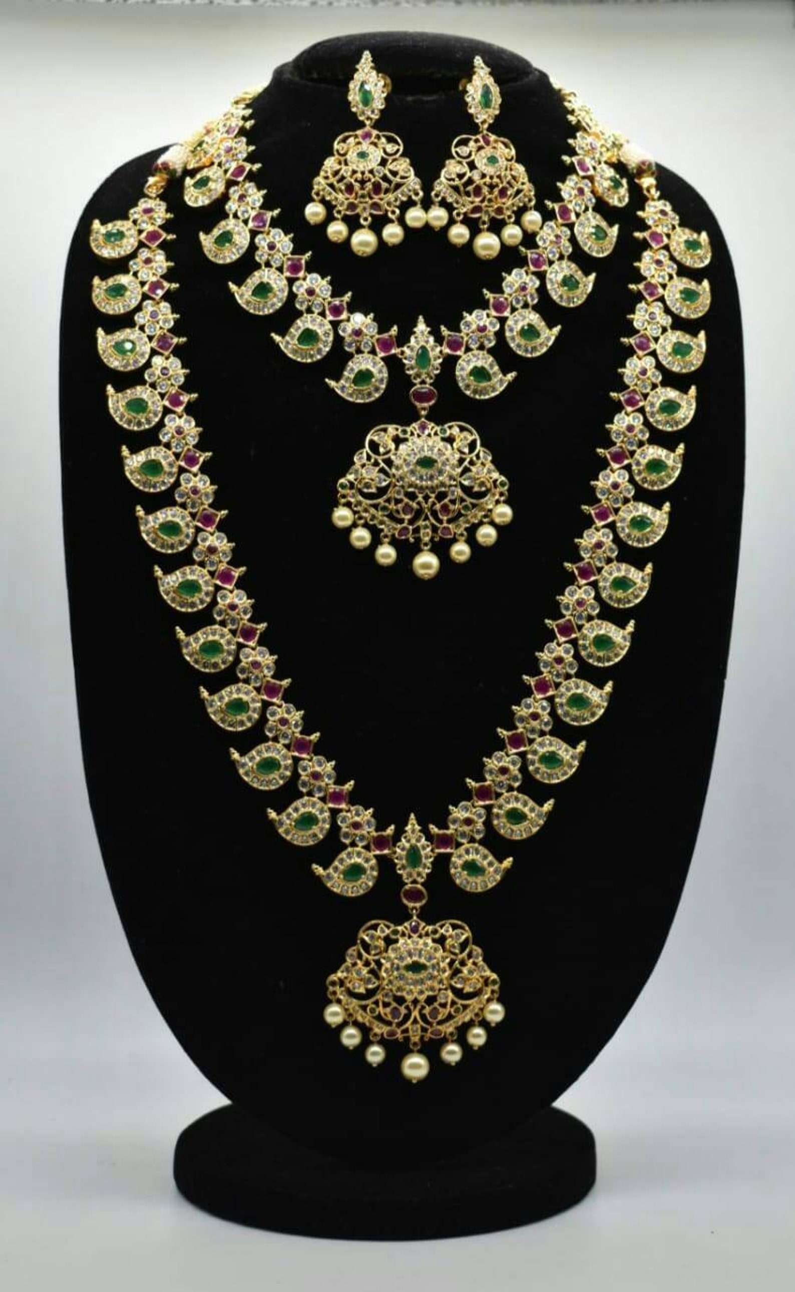 Traditional Mango Haram With Earing - Etsy